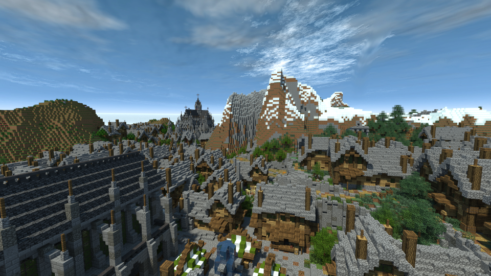 Transforming a Minecraft Village Minecraft Map