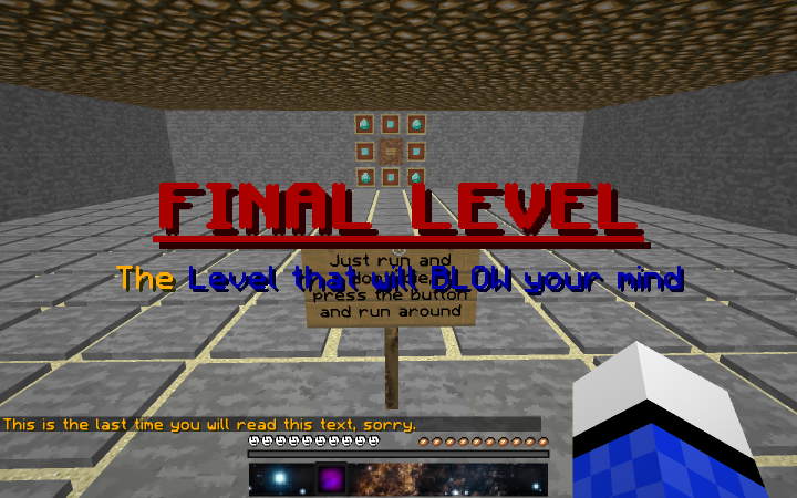 FIND THE BUTTON 3 Minecraft Map