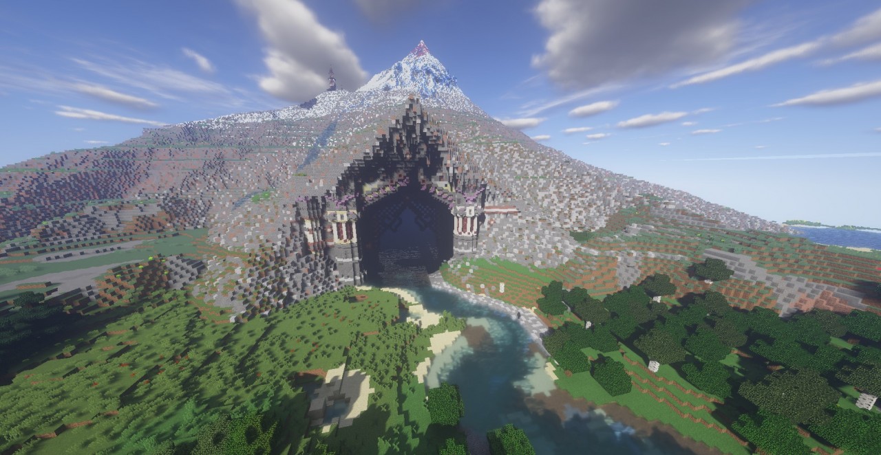 My Xbox Medieval City finally with shaders! Minecraft Map