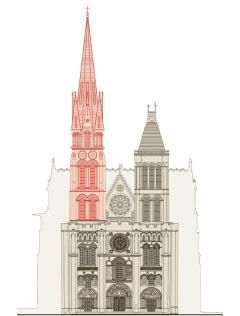 St Denis basilica Minecraft Map