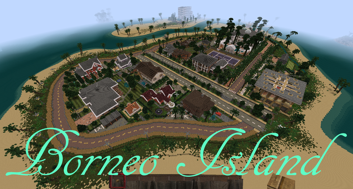 Borneo Island [Full Interior] Minecraft Map