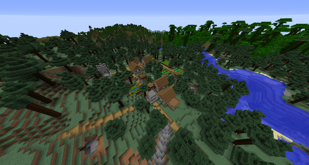 Spruce Village -Transformed- Minecraft Map