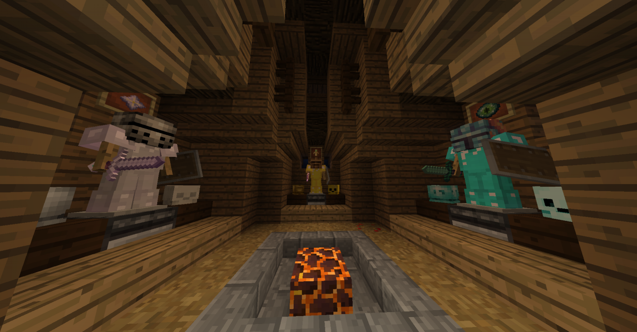 One Chunk Viking "Church" Minecraft Map