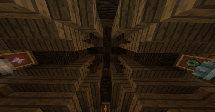 One Chunk Viking "Church" Minecraft Map