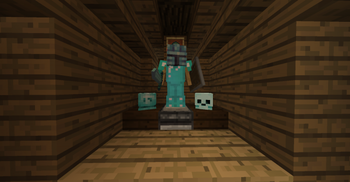 One Chunk Viking "Church" Minecraft Map