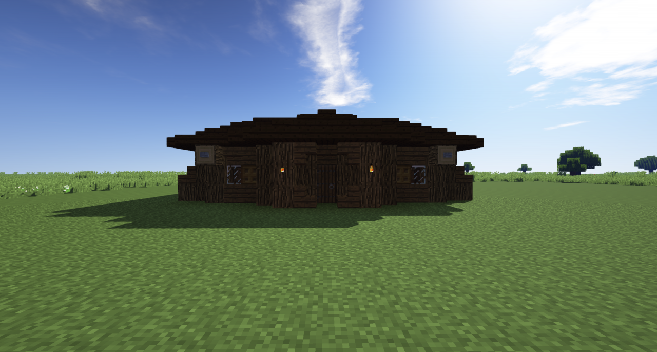 Spacious Wooden House Minecraft Map