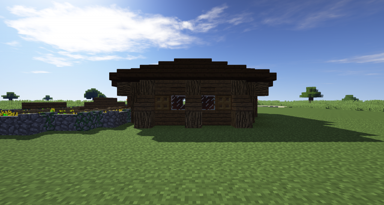 Spacious Wooden House Minecraft Map