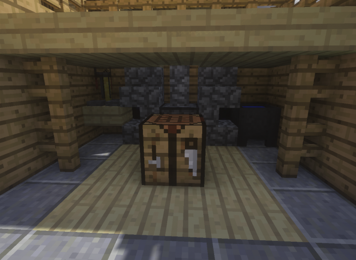 Four-Person Survival Base Minecraft Map