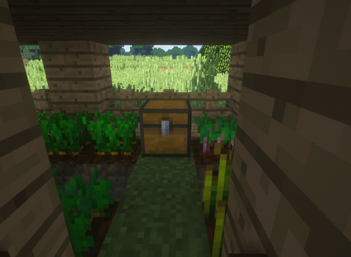 Four-Person Survival Base Minecraft Map