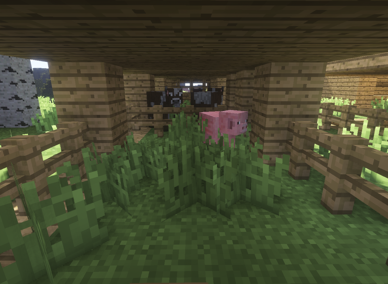 Four-Person Survival Base Minecraft Map