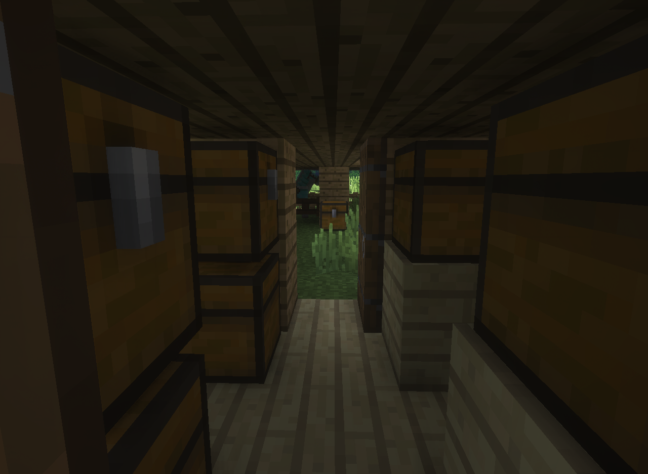 Four-Person Survival Base Minecraft Map