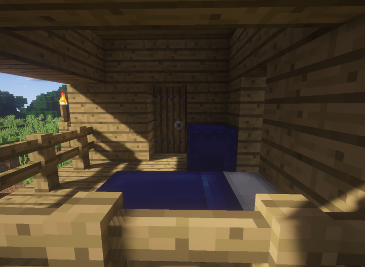 Four-Person Survival Base Minecraft Map