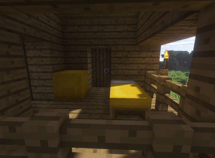 Four-Person Survival Base Minecraft Map