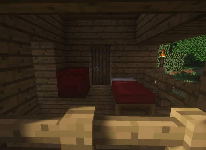 Four-Person Survival Base Minecraft Map