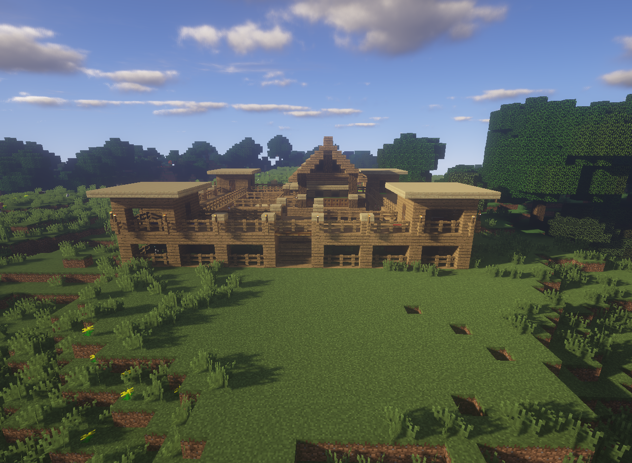 Four-Person Survival Base Minecraft Map