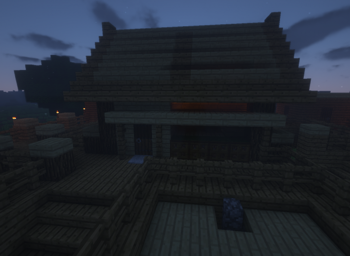 Four-Person Survival Base Minecraft Map