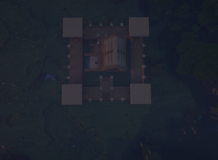 Four-Person Survival Base Minecraft Map