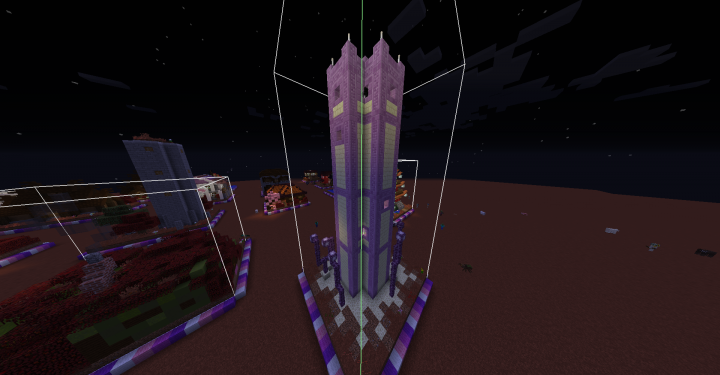 One Chunk End Tower Minecraft Map