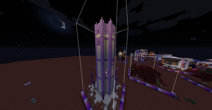 One Chunk End Tower Minecraft Map