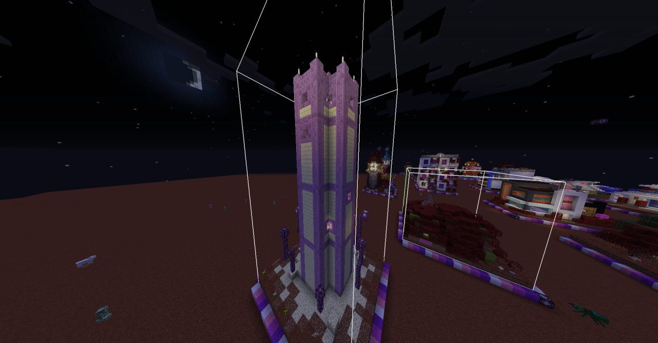 One Chunk End Tower Minecraft Map