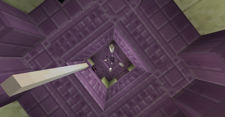 One Chunk End Tower Minecraft Map