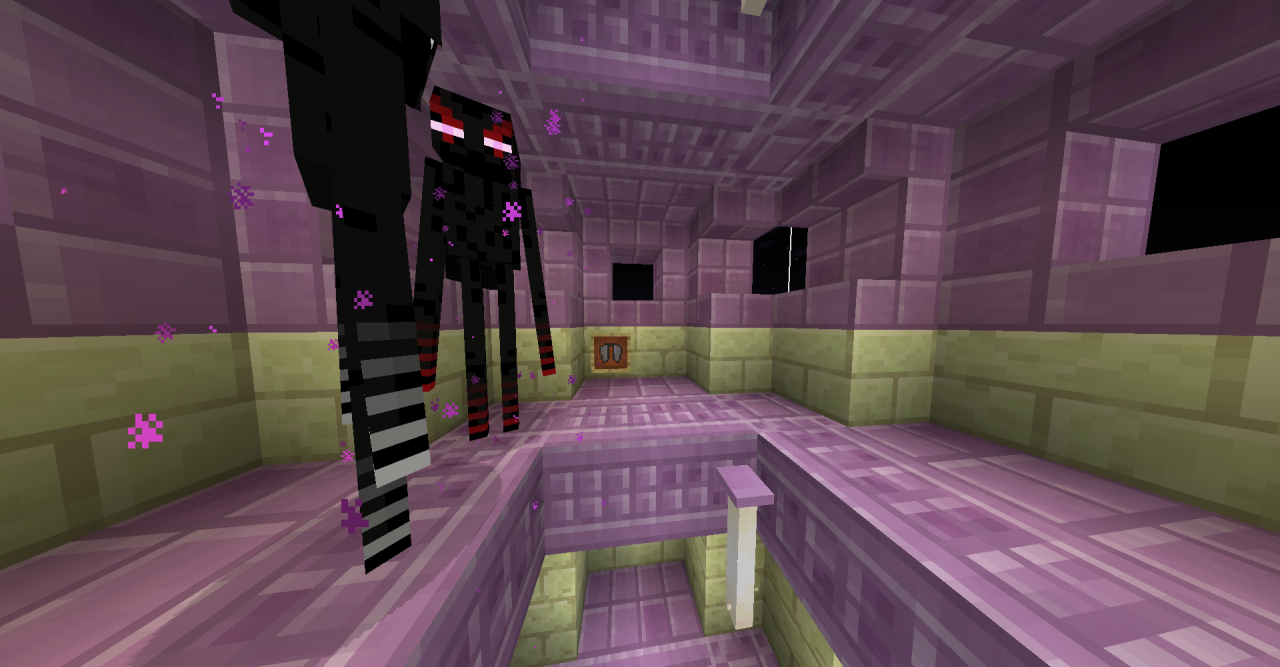 One Chunk End Tower Minecraft Map