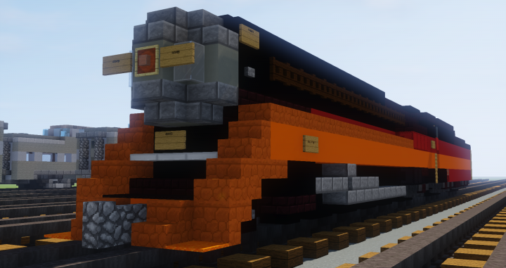 Southern Pacific GS-4 4449 Daylight steam locomotive Minecraft Map