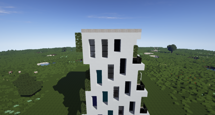One Chunk Apartment Minecraft Map