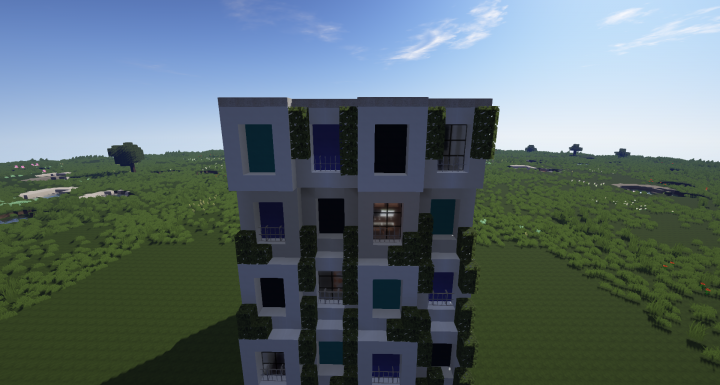 One Chunk Apartment Minecraft Map