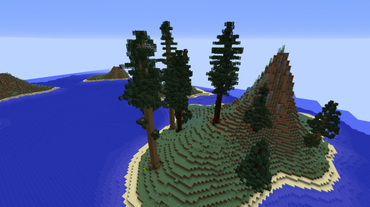 survival islands Minecraft Map