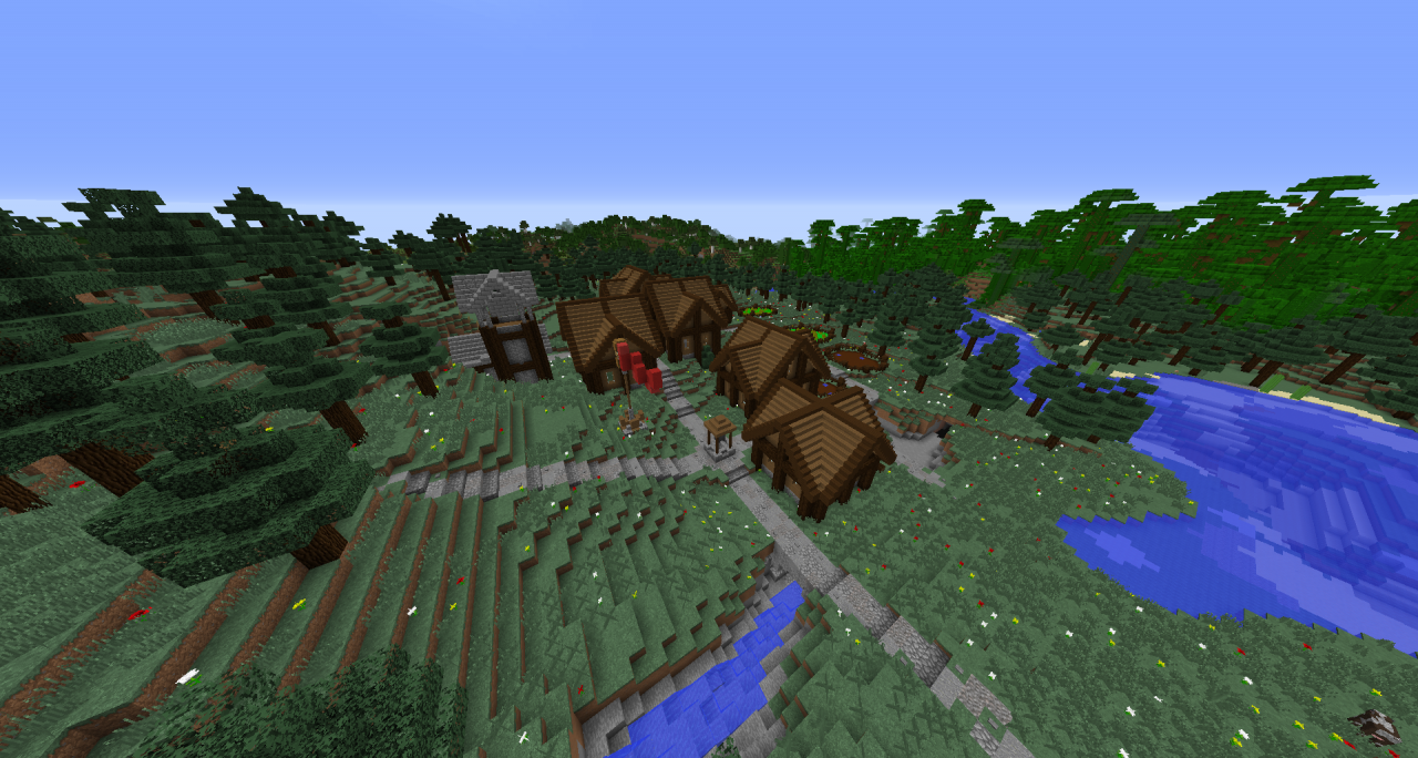 Spruce Village -Transformed- Minecraft Map
