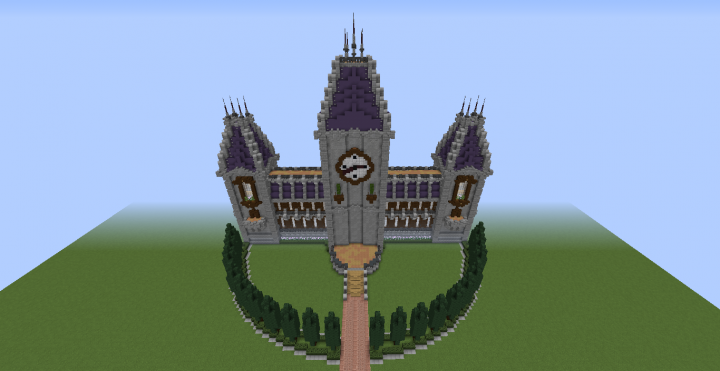 Blue/Purple hub Minecraft Map