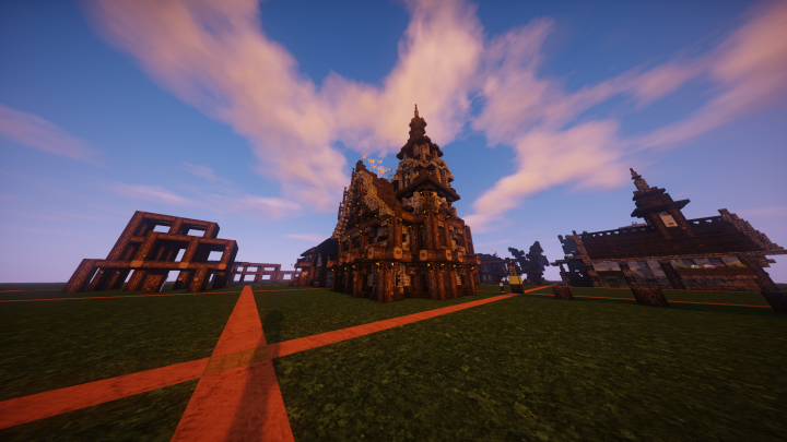 Old Styled Colonial House Minecraft Map