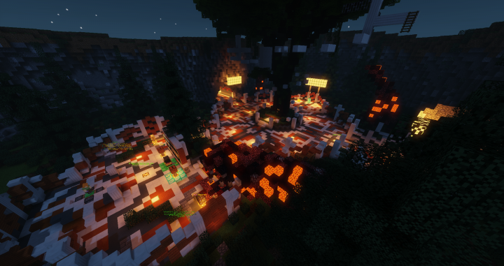 Heaven/hell skyblock - spawn - by Iv3r Minecraft Map