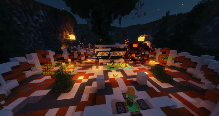 Heaven/hell skyblock - spawn - by Iv3r Minecraft Map