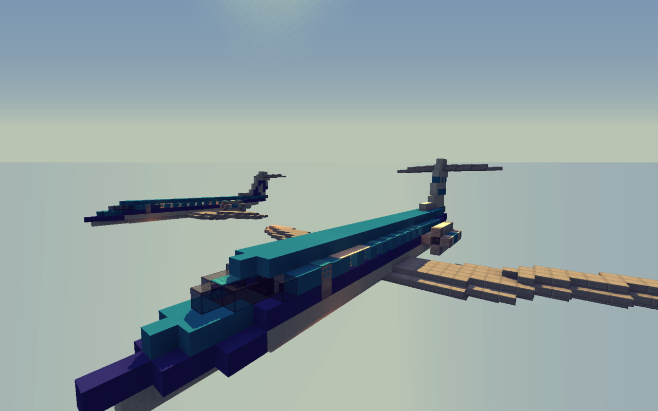 Fokker 70 KLM + Special livery Minecraft Map