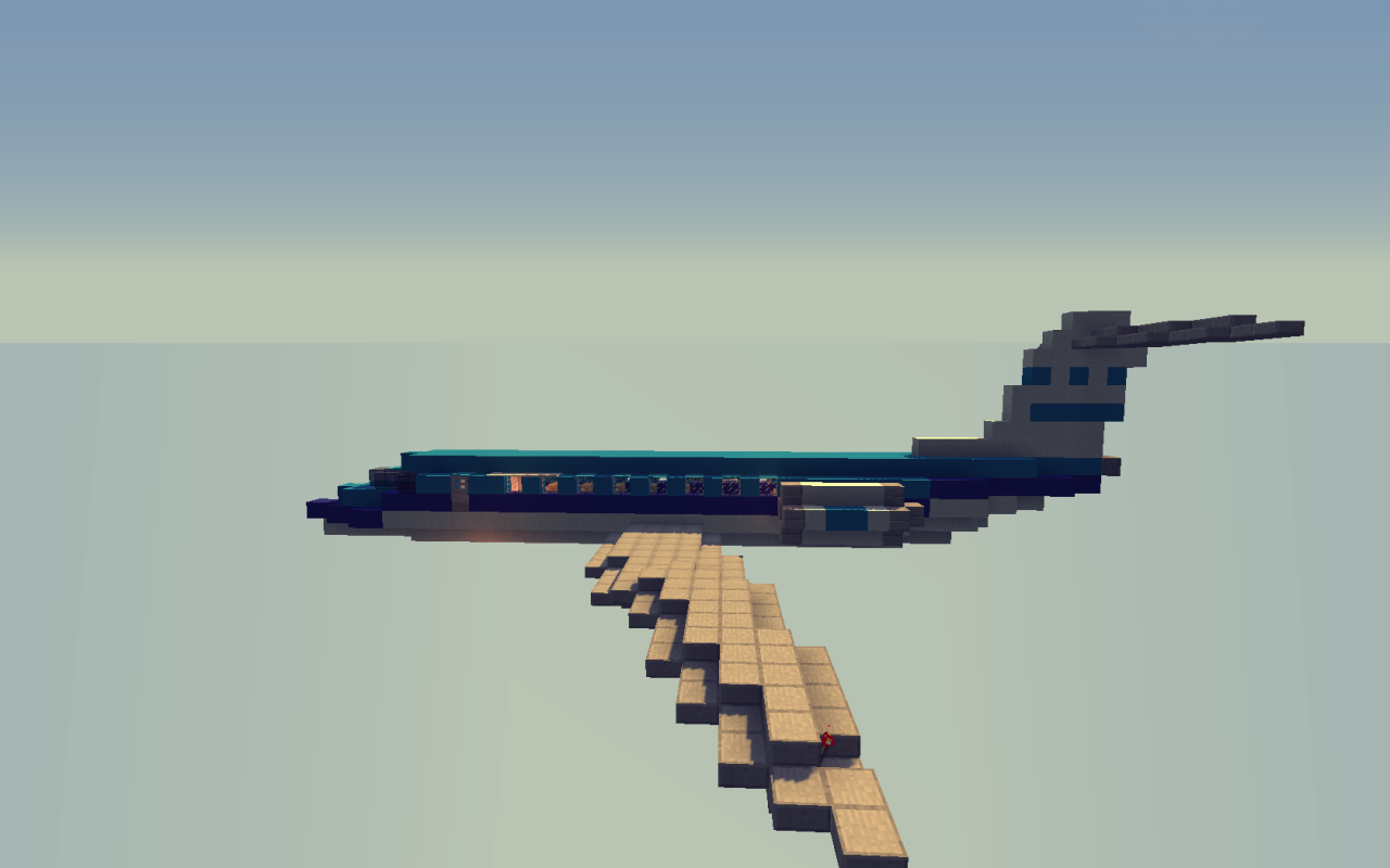 Fokker 70 KLM + Special livery Minecraft Map
