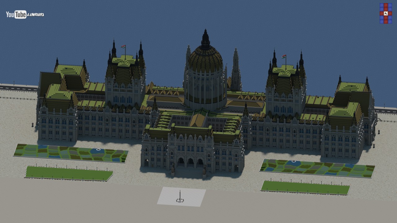 The Hungarian Parliament Minecraft Map