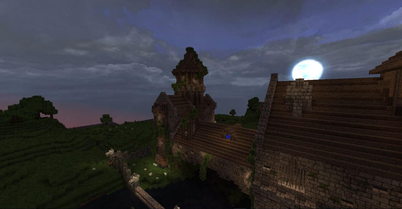 medieval keep / magic school Minecraft Map