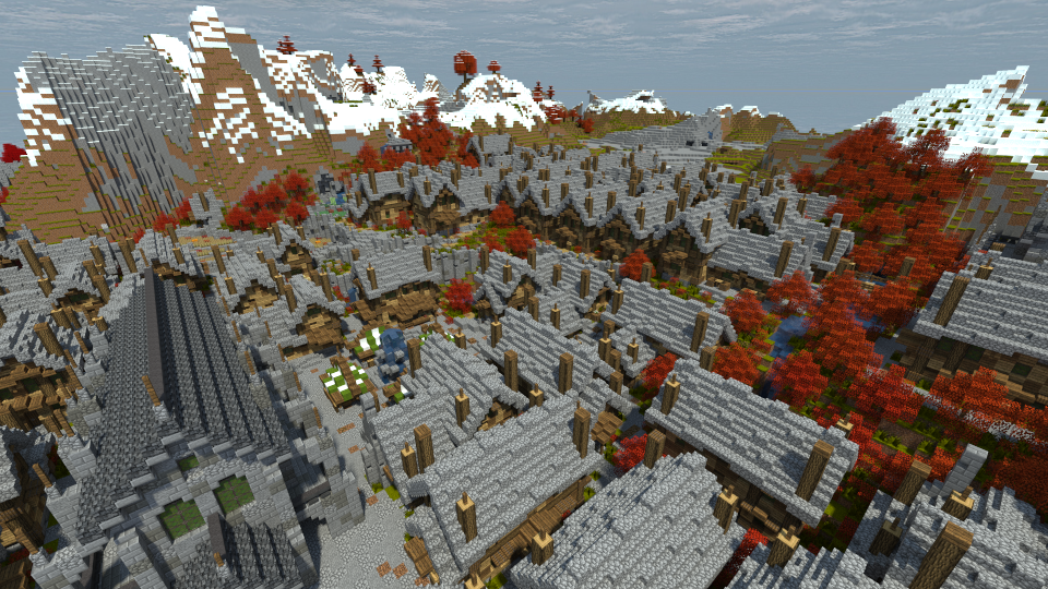 Transforming a Minecraft Village Minecraft Map