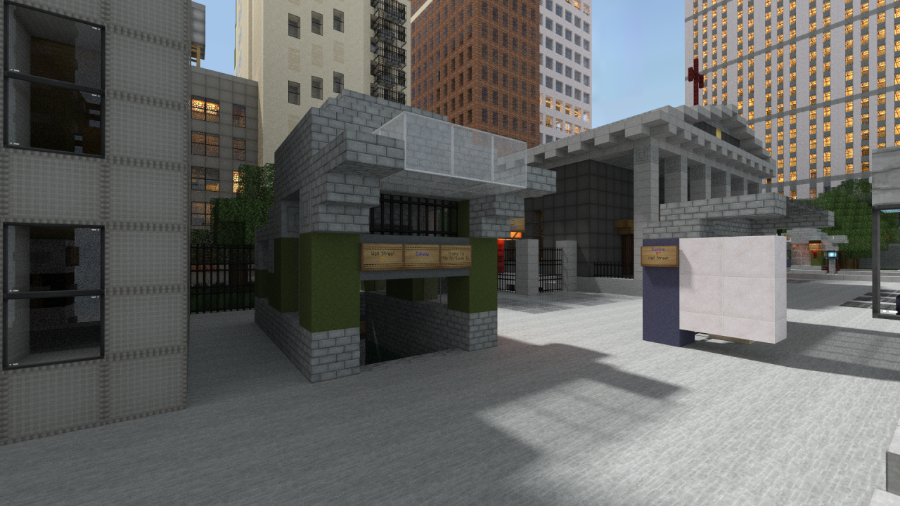 IRT Subway Kiosk - A [1:1] Model Minecraft Map