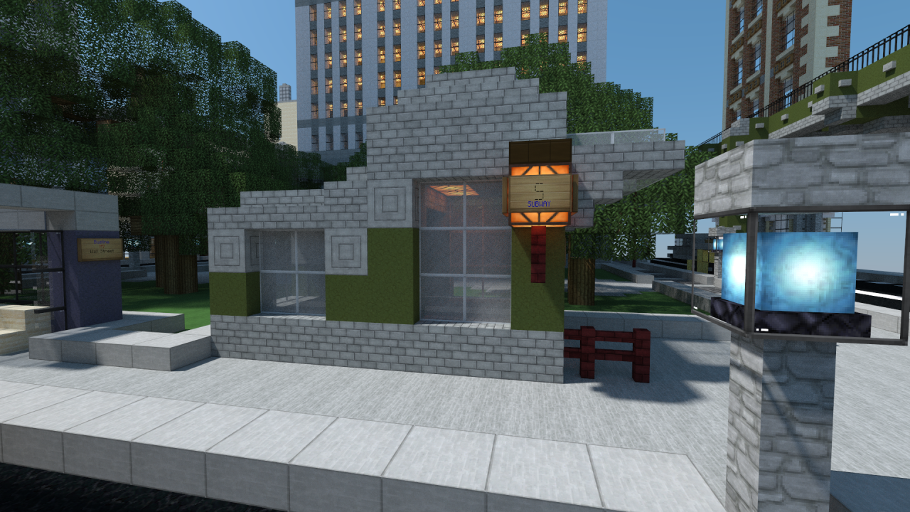 IRT Subway Kiosk - A [1:1] Model Minecraft Map