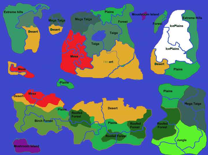 The Islands Map Minecraft Map