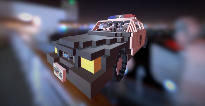Cop Car Model Minecraft Map