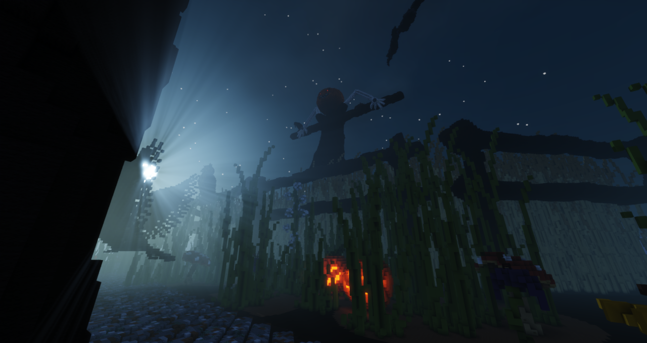 Fields and Scarecrow | Halloween 2017 Minecraft Map