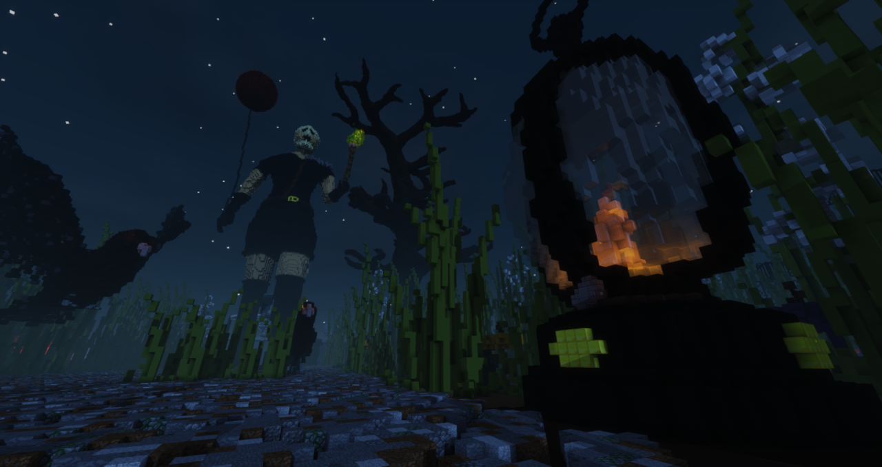 Fields and Scarecrow | Halloween 2017 Minecraft Map