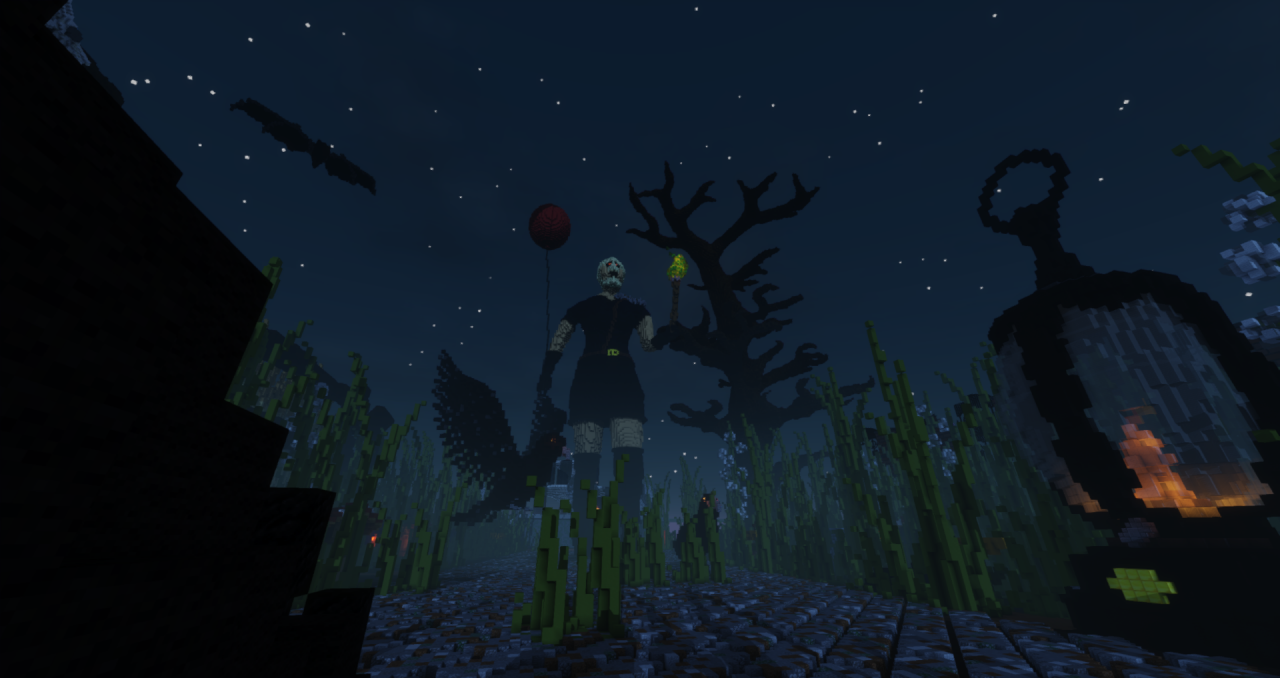 Fields and Scarecrow | Halloween 2017 Minecraft Map