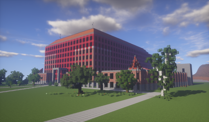 Eötvös Loránd University - Lágymányosi Campus Minecraft Map