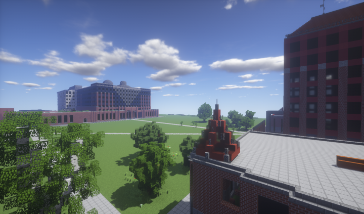 Eötvös Loránd University - Lágymányosi Campus Minecraft Map