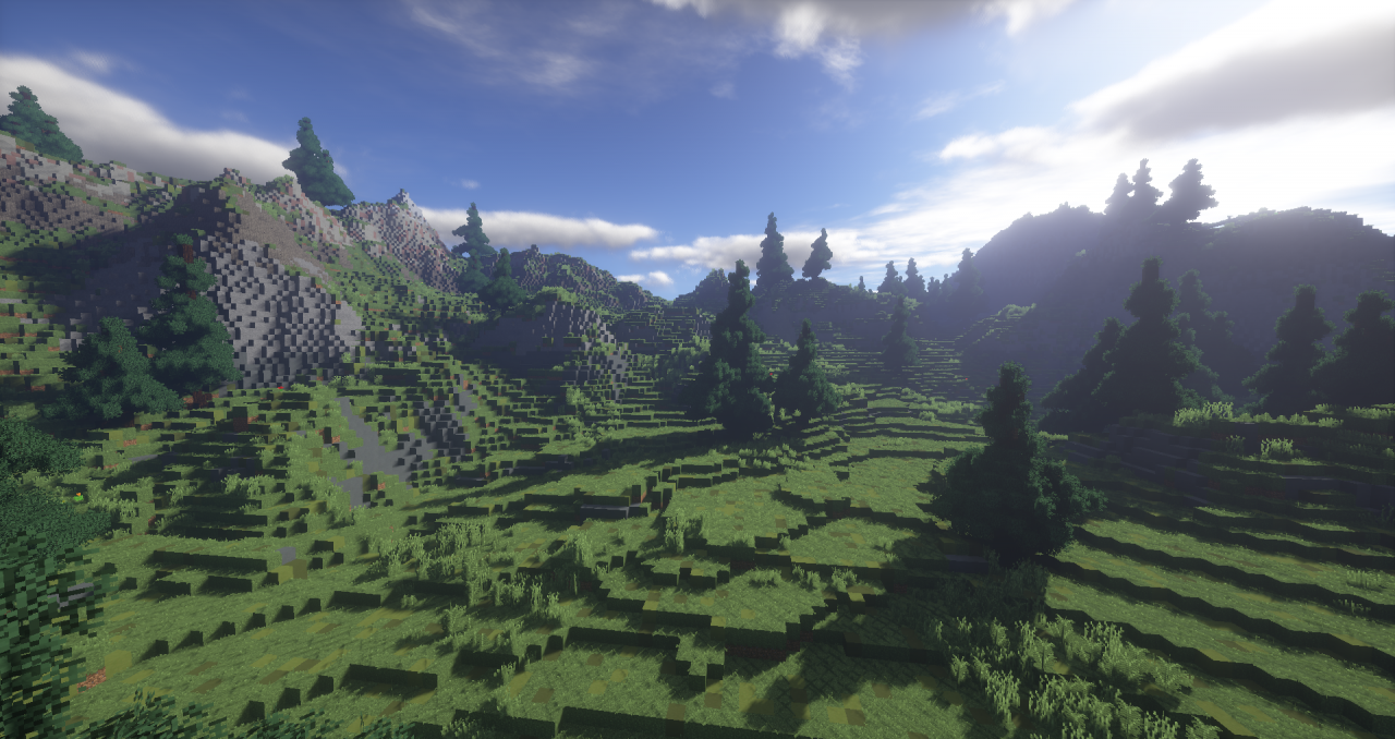 Montain 1200x1200[CYL] [Download] Minecraft Map